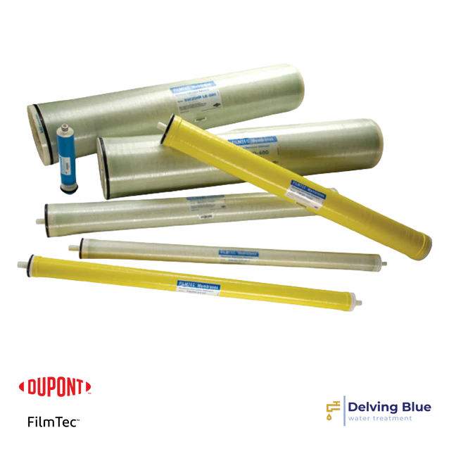 FilmTec BW30HR-440i Brackish Water RO Membrane 8" x 40" – Delving Blue