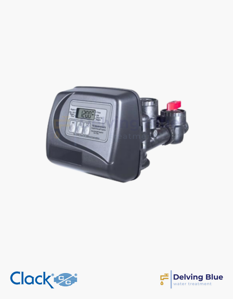 Clack WS1,25CI-T/C Downflow Less Meter With Mixing Valve DLFC, Adapter ...