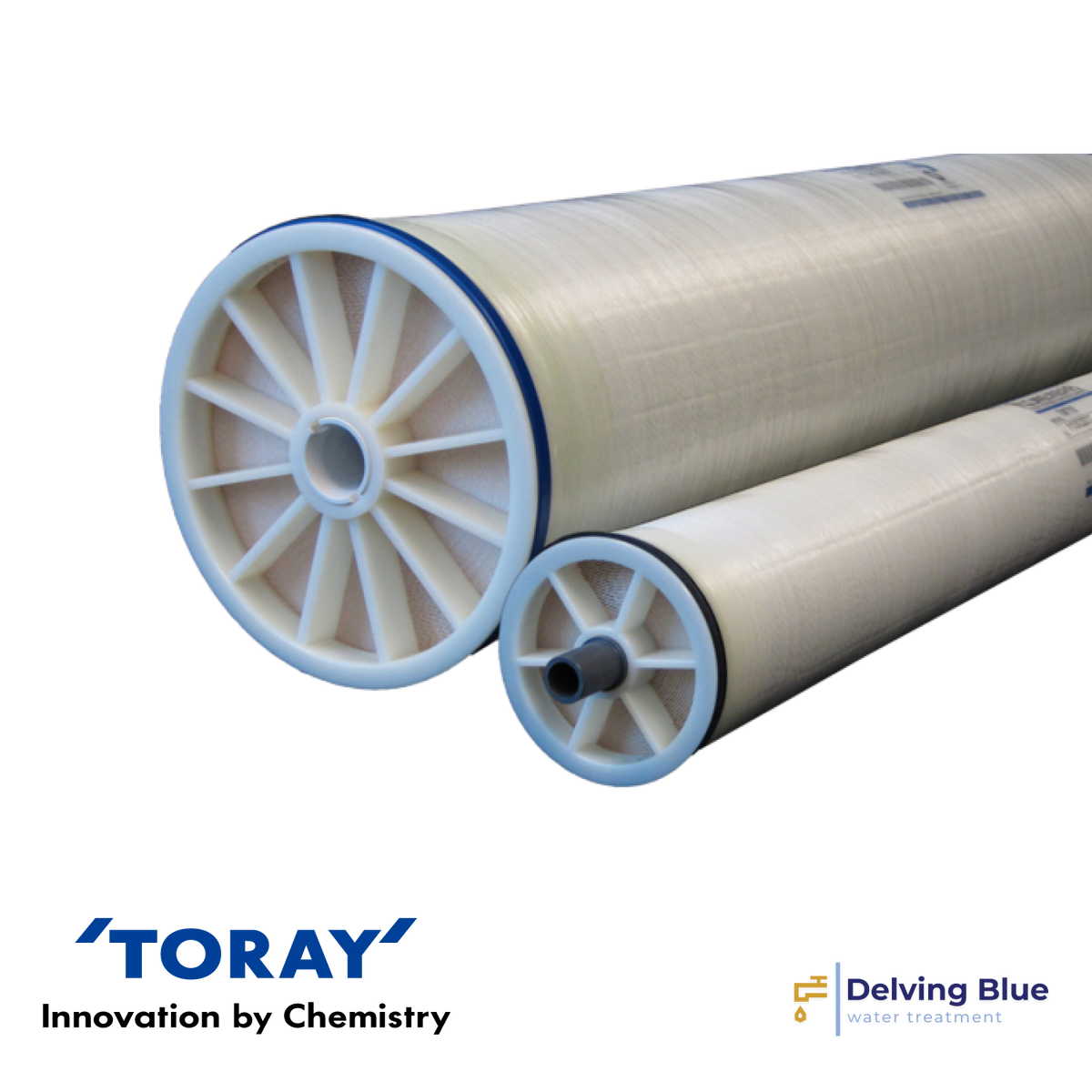 Toray TM820V-440 8" x 40" Low Energy RO Membrane – Delving Blue