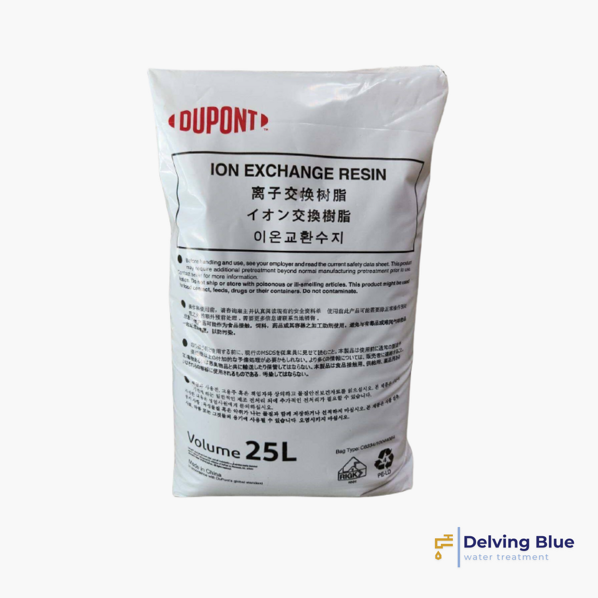 DuPont™ AmberLite™ MB20 H/OH – Delving Blue